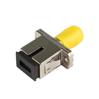 China 1310nm SC-ST Fiber Optic Adapter Simplex Flange for CATV Networks Low Loss for sale
