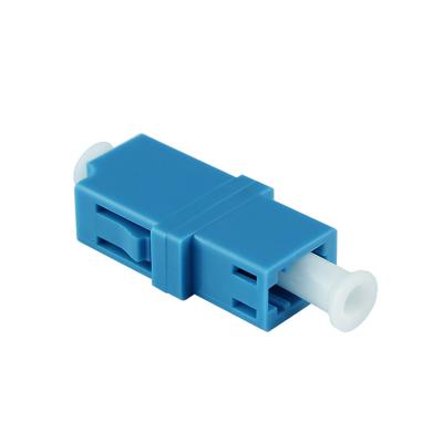 China PVC Duplex Single Mode LC LC Fiber Optic Adapter Low Insertion Loss 0.2dB for sale