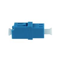 China PVC Duplex Single Mode LC LC Fiber Optic Adapter Low Insertion Loss 0.2dB for sale