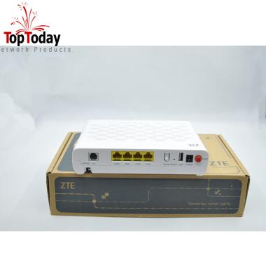 China ZTE F600 GPON ONU ONT Modem 2GE 2FE LAN Ports Fiber Optic Terminal for sale