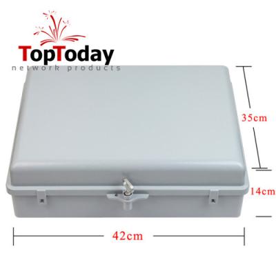 China 48 Output 16 Fiber Optic FTTH Termination Box Outdoor Splitter Terminal for sale