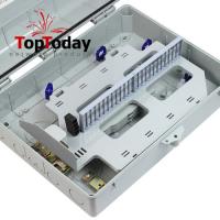 China 48 Output 16 Fiber Optic FTTH Termination Box Outdoor Splitter Terminal for sale