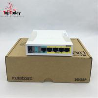 China Mikrotik RB260GSP 5-Port Gigabit PoE Router 802.3af/at for Small Office Network for sale