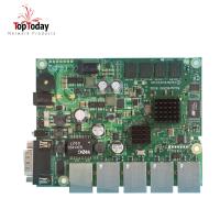China MikroTik RB450GX4 RB850GX2 5 Port Gigabit Fiber Optic Switch 1U Rackmount for sale