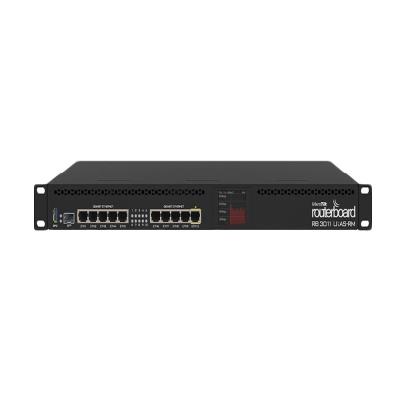 China Multi Port Device MikroTik RB3011UiAS-RM Fiber Optic Switch for sale