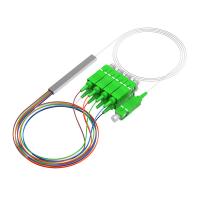 China FTTH 1x32 Gpon Fiber Optic PLC Splitter With SC APC Connectors for sale