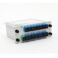 China 1x4 1x8 1x16 Cassette Fiber Optic PLC Splitter for GPON EPON 1260-1650nm for sale