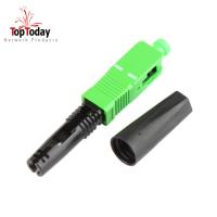 China Ftth telecom grade hot melt type SC/APC SC/UPC fiber optic fast connector for sale