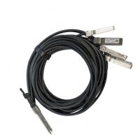 China Mikrotik QSFP+ to 4x10G SFP+ Breakout Cable 3m 40Gbps Single Mode Fiber for sale