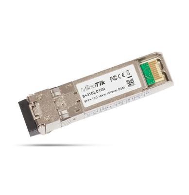 China 10G SFP+ Single Mode Fiber Module 1310nm 10km MikroTik S+31DLC10D Compatible for sale