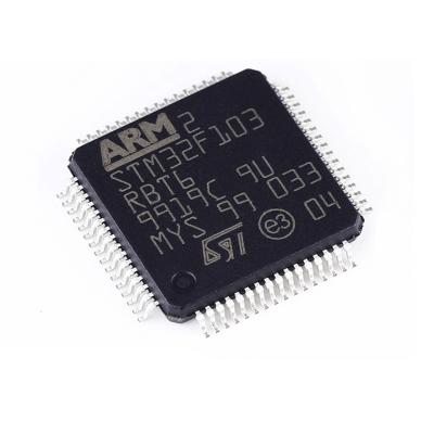 China STM32F103RBT6 ARM Cortex-M3 32-bit MCU 72MHz 128KB Flash LQFP-64 Integrated Circuit for sale