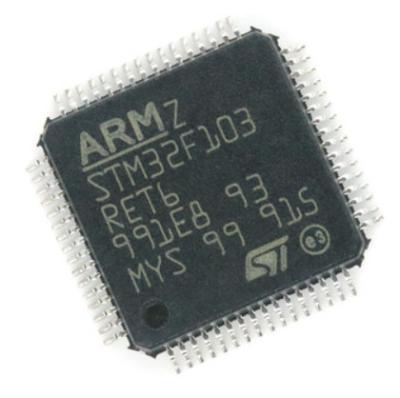 China STM32F103RET6 ARM Cortex M3 32 Bit Microcontroller 512KB Flash 72MHz LQFP64 for sale