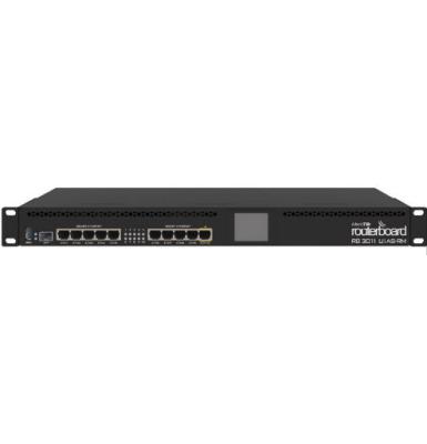 China Miklotik RB3011UiAS-RM 30W ROS Gigabit Wired Router 10 Port 1.4GHz ARM for sale
