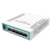 China MikroTik CRS106-1C-5S 400MHz 1.25G SFP Switch 5 Port Fiber Optic Gigabit for sale