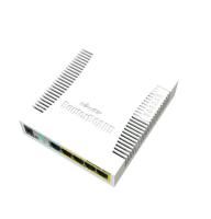 China MikroTik CSS106-1G-4P-1S 5 Port Gigabit PoE Switch 1000Mbps RB260GSP Alternative for sale