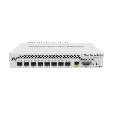 China MikroTik CRS309-1G-8S+IN 10G 23W 176Gbps Fiber Optic Switch 8 SFP+ Ports for sale