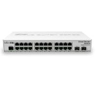 China MikroTik CRS326-24G-2S+IN 24 Port Gigabit Desktop Switch 2 SFP+ 10G Uplink for sale