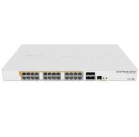China MikroTik CRS328-24P-4S+RM 24-Port Gigabit PoE+ Switch with 4 SFP+ 10G Uplinks for sale