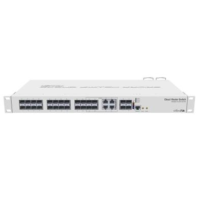 China MikroTik CRS328-4C-20S-4S+RM 28 Port 10G SFP+ Switch 800MHz 43W Redundant Power Supply for sale