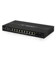 China UBNT ER-12 EdgeRouter 10 Port Gigabit 2 SFP 20W 30VDC Wired Router AC/DC Adapter for sale
