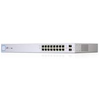 China Ubiquiti UniFi US-16-150W 16 Port Gigabit PoE Switch 150W 36Gbps 2 SFP for sale
