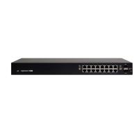 China 802.3af/At PoE 16port Gigabit Managed Switch 36Gbps Capacity for sale