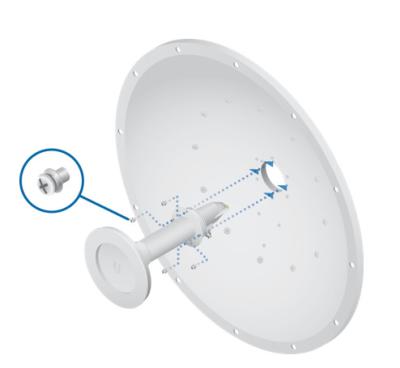 China 125mph Remote Link Powerful Communication Antenna 26 DBi Gain for sale
