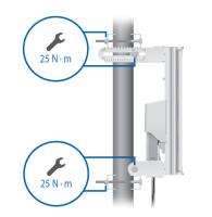 China TITANIUM 5GHz 17dBi Wireless Sector Antenna AM-M-V5G-Ti Outdoor PtMP for sale