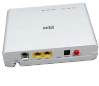China ZTE F612W GPON ONT WiFi Router Dual Network Ports 1GE 1FE 1TEL FTTH Fiber Optic Modem 1.25Gbps Uplink for sale