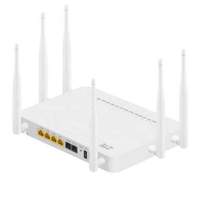 China ZTE ZXHN F680 GPON ONT ONU Router Dual Band WiFi 2.4G 5G 4 Port Gigabit for sale