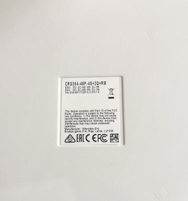 China MikroTik CRS354-48P-4S+2Q+RM 48-Port PoE+ Gigabit Layer 3 Managed Switch 750W for sale