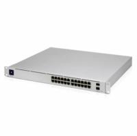 China USW 24 EU UBNT Fiber Optic Switch Layer 2 Switch 802.3af 95W for sale