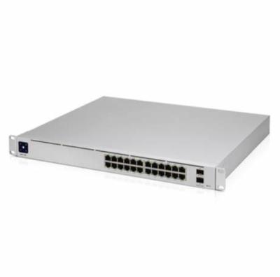 China USW 24 EU UBNT Fiber Optic Switch Layer 2 Switch 802.3af 95W for sale