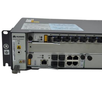 China Huawei MA5608T Mini OLT 16 Ports GPON 1550nm for FTTH AC DC Power 200 Gbps Backplane for sale