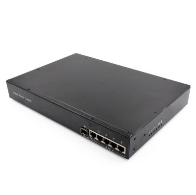 China Mikrotik RB960PGS hEX PoE 5 Port Gigabit Switch 60W 1 SFP Port 800MHz CPU for sale