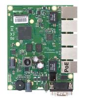 China MikroTik RB450Gx4 4-Core Gigabit PoE Wired Router 716MHz 1GB RAM 5-Port RouterOS L5 for sale