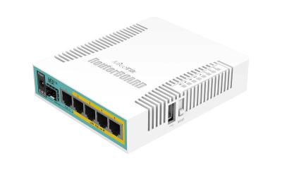 China Wired Gigabit Ethernet Router 800MHz CPU Mikrotik HEX POE RB960PGS for sale
