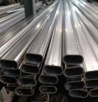 China AISI 304 Stainless Steel Oval Tube 15mm 25mm Bus Handrail Pipe Welded for sale