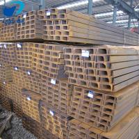 China Galvanized C Channel Steel Beam ASTM A36 Structural C Section for Building Construction for sale