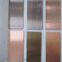 China SS304L 4x8 Stainless Steel Sheet Hairline Finish 0.1mm to 250mm for Petroleum for sale