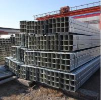 China 40x80mm 1.2mm Thick Galvanized Hollow Structural Steel Pipe STK400 SS400 for sale