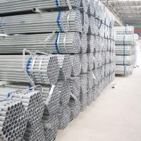 China Pre Galvanized Round Pipe 2 Inch 60.3mm ERW Mild Steel Pipe 1.5mm-4.0mm Wall for sale