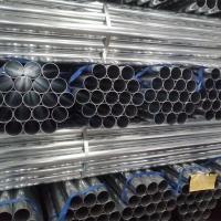 China ERW GI Steel Pipe 50mm Round Mild Steel Tube A36 SS400 ST372 6m Length for sale