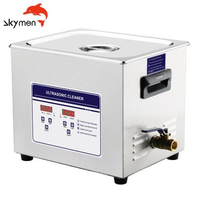 China Skymen JP-060S 15L Ultrasonic Parts Cleaner 360W 40KHz with Degass CE for sale