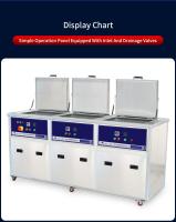 China Industrial Ultrasonic Cleaner 99L 3000W 60pcs Transducers for DPF Car Parts Cleaning for sale