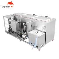 China Skymen JP-3024GH 1200W 38L Three Tanks Heated Ultrasonic Cleaner DPF Industrial Parts Washing Machine for sale