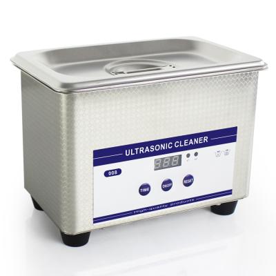 China Mini Stainless Steel Ultrasonic Jewelry Cleaner Tank 42KHz 800mL 50W for sale