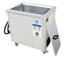 China Skymen JP-120ST 38L Digital Ultrasonic Cleaner 40kHz 600W Mobile with Casters for sale
