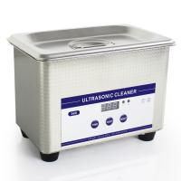 China 0.8L Heated Ultrasonic Eyeglass Cleaner 42kHz 35W Stainless Steel Dental Ultrasonic Cleaner for sale
