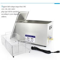 China 30L Professional Digital Ultrasonic Cleaner 600W 500W Heating Stainless Steel for sale